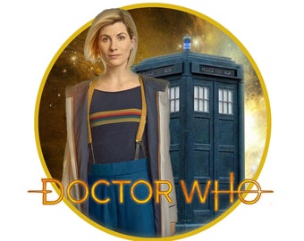 STICKERS Doctor Who Faces Decals 7 and Pair of 3 | Etsy