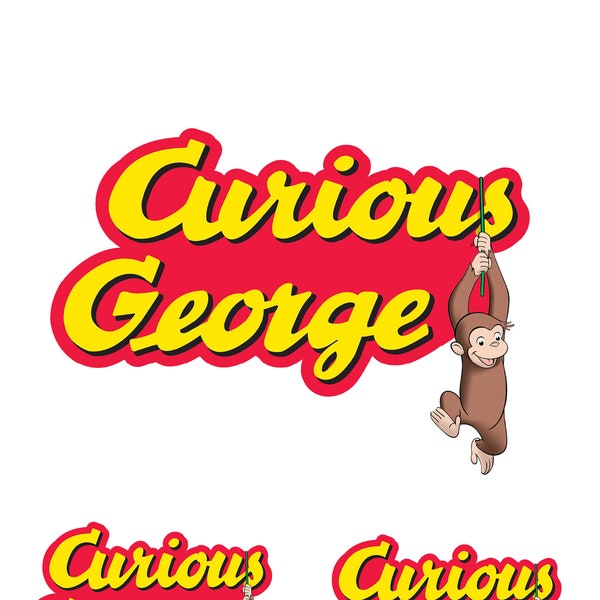 Curious George Decal - Etsy