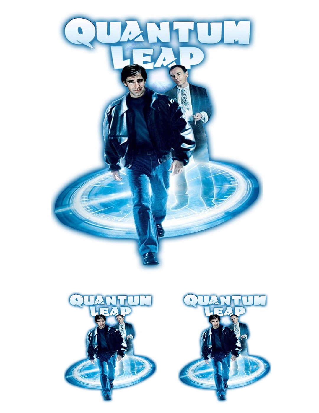 STICKERS Quantum Leap Decals 7" and Pair of 3" - Etsy