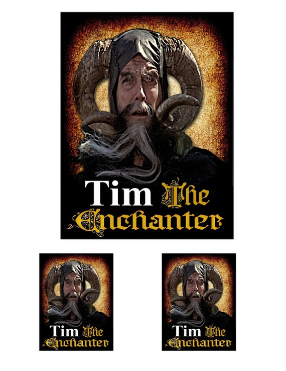 STICKERS Tim the Enchanter Decals 7 and Pair of 3 | Etsy