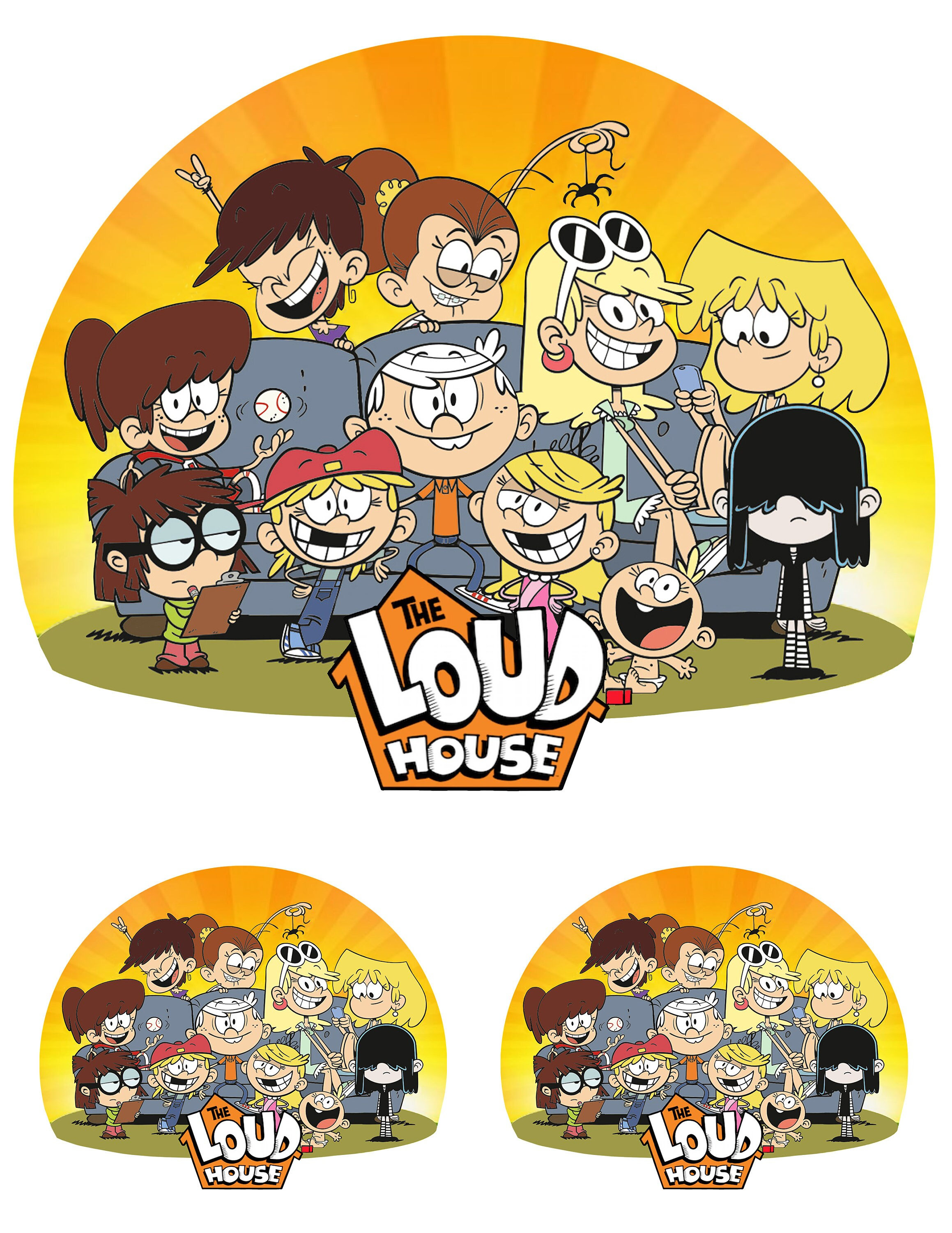 STICKERS the Loud House Decals 7 and Pair of 3 | Etsy UK