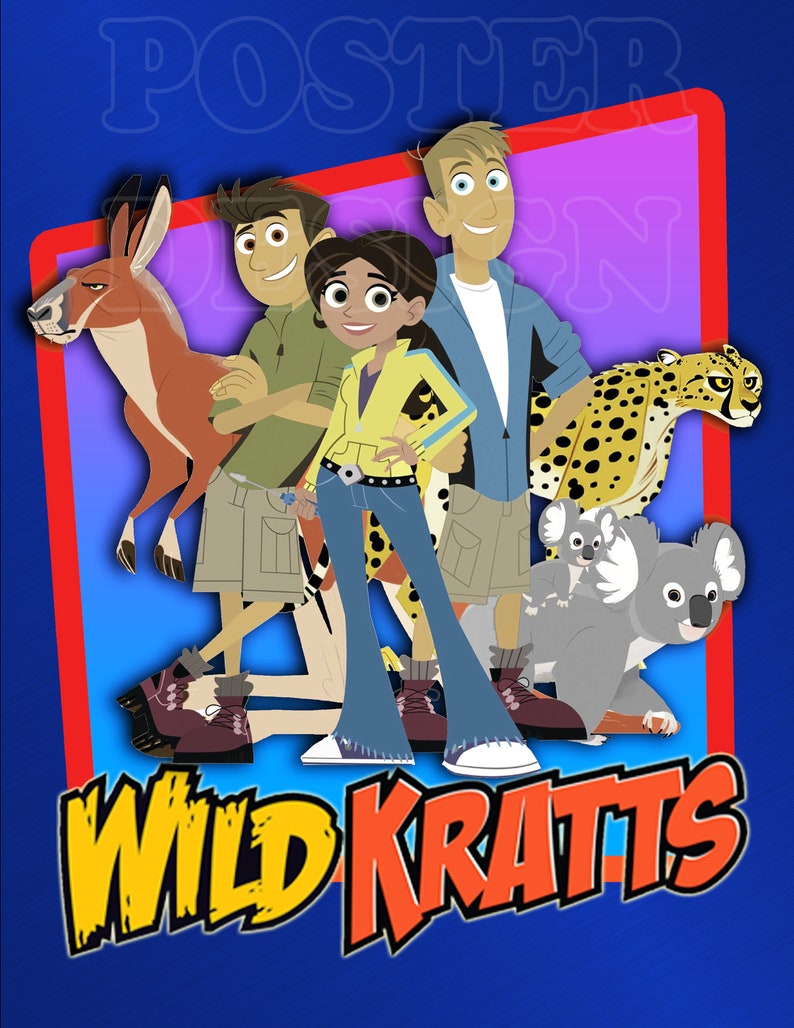 WILD KRATTS Team Custom Poster 8.5 X 11 Free Shipping - Etsy