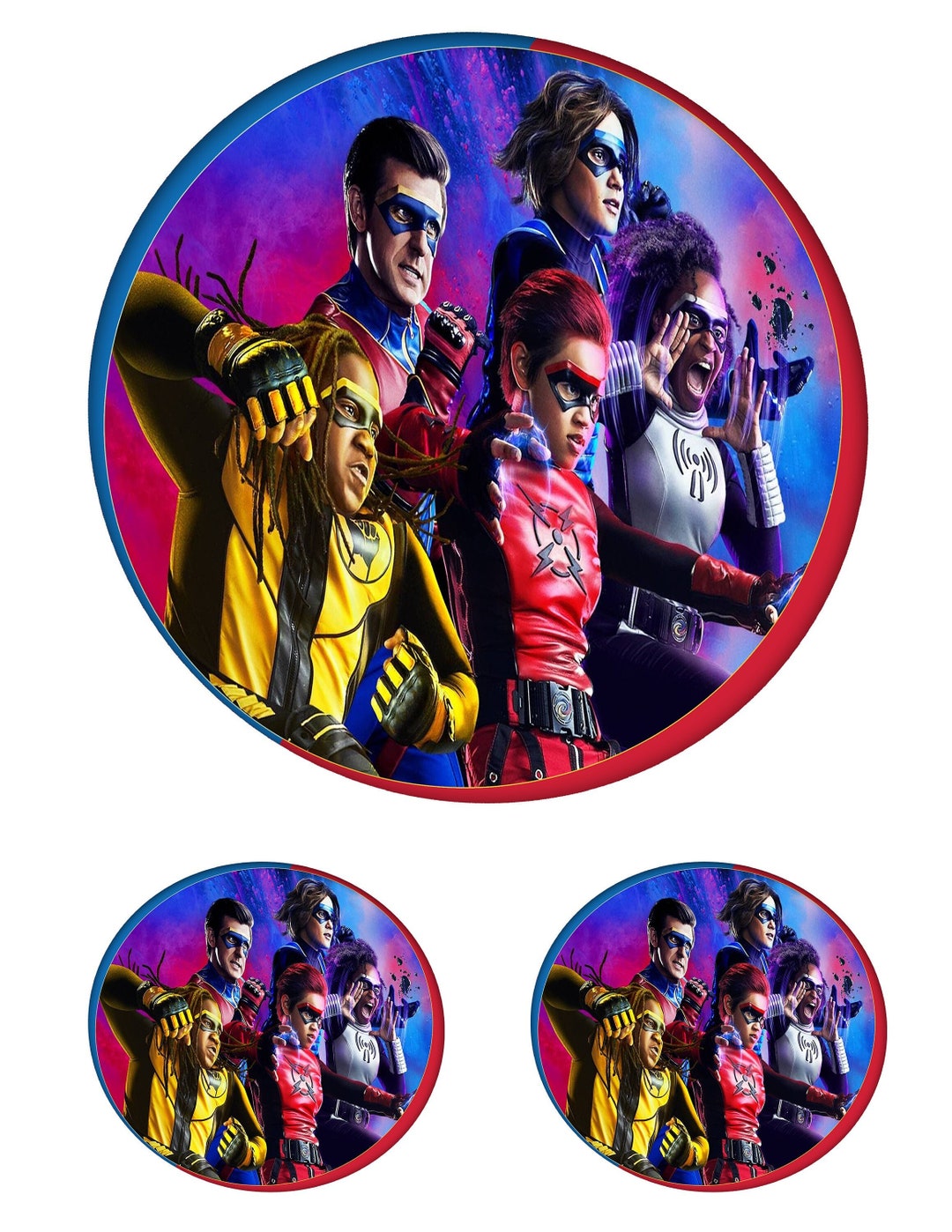 STICKERS Danger Force Decals 7" and Pair of 3" - Etsy