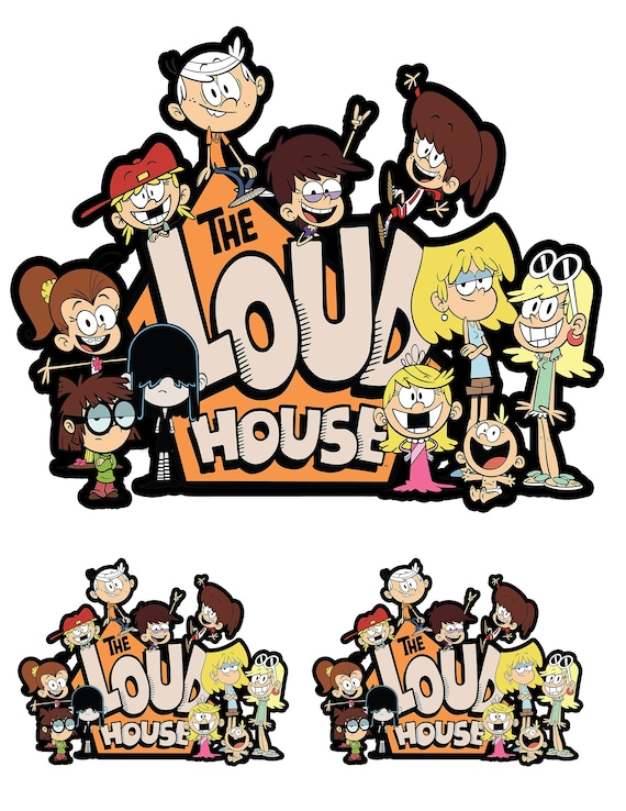 STICKERS Sitting on the Loud House Decals 7 and Pair of | Etsy