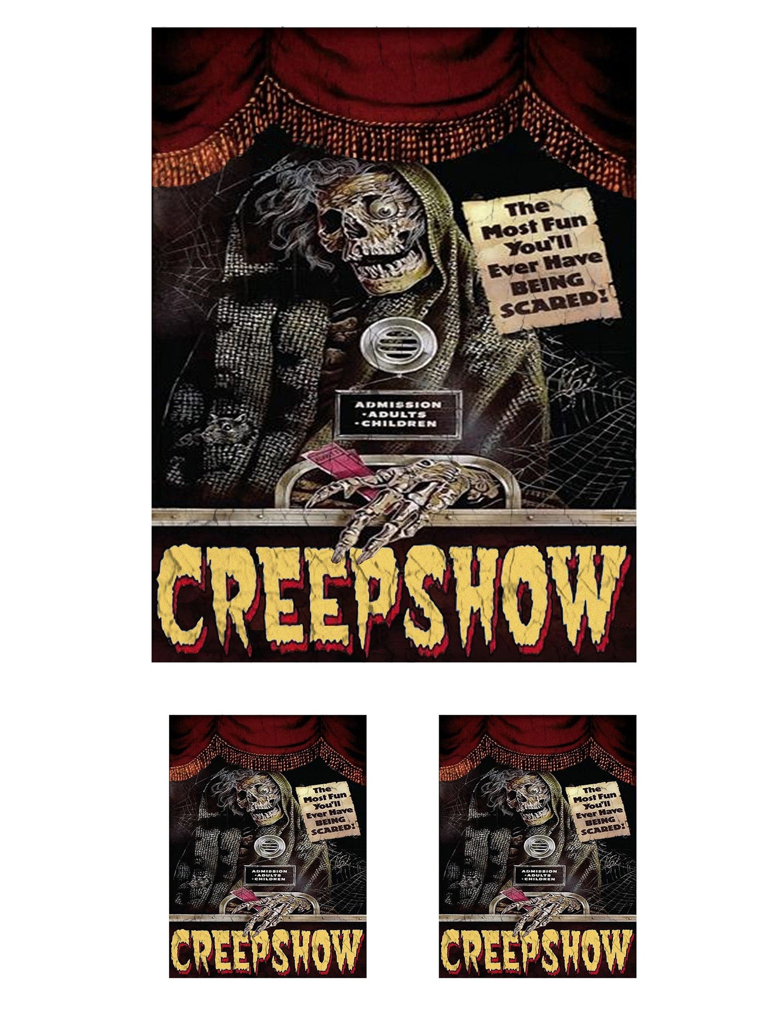 STICKERS Creepshow Poster Decals 7 and Pair of 3 - Etsy