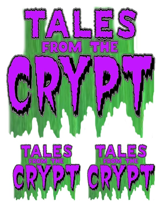 STICKERS Tales From the Crypt Logo Decals 7 and Pair of | Etsy