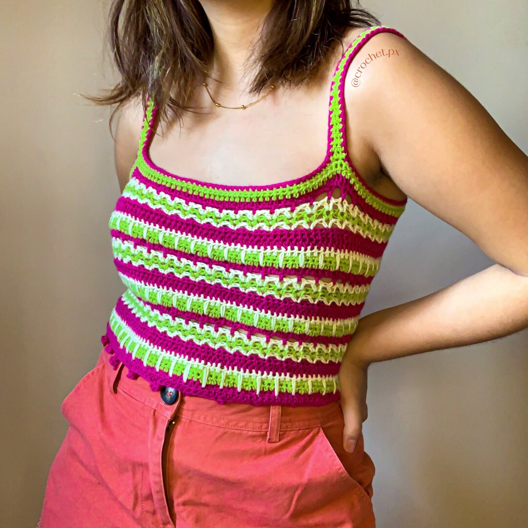 Crochet Top Pattern PDF -flora Multiverse Top - Etsy