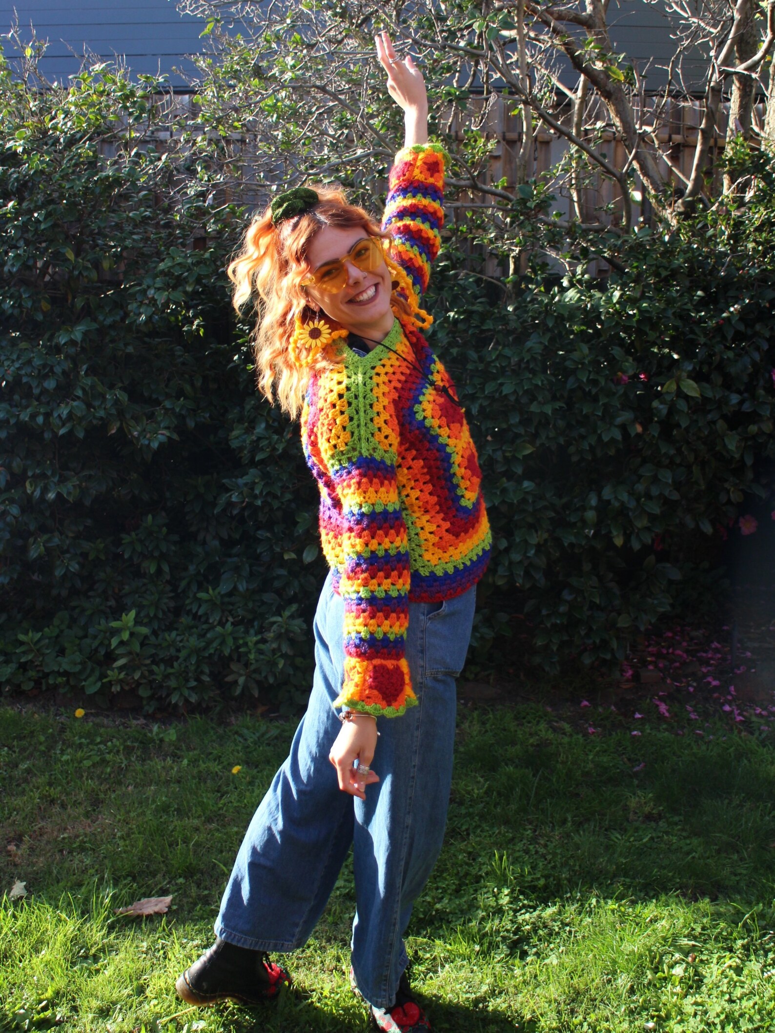 Crochet Jumper Pattern Rainbow of Sunshine - OFFICIAL TOM DALEY Jumper ...