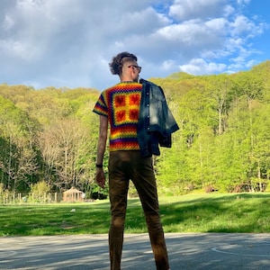 Crochet Jumper Pattern Rainbow of Sunshine - OFFICIAL TOM DALEY Jumper ...