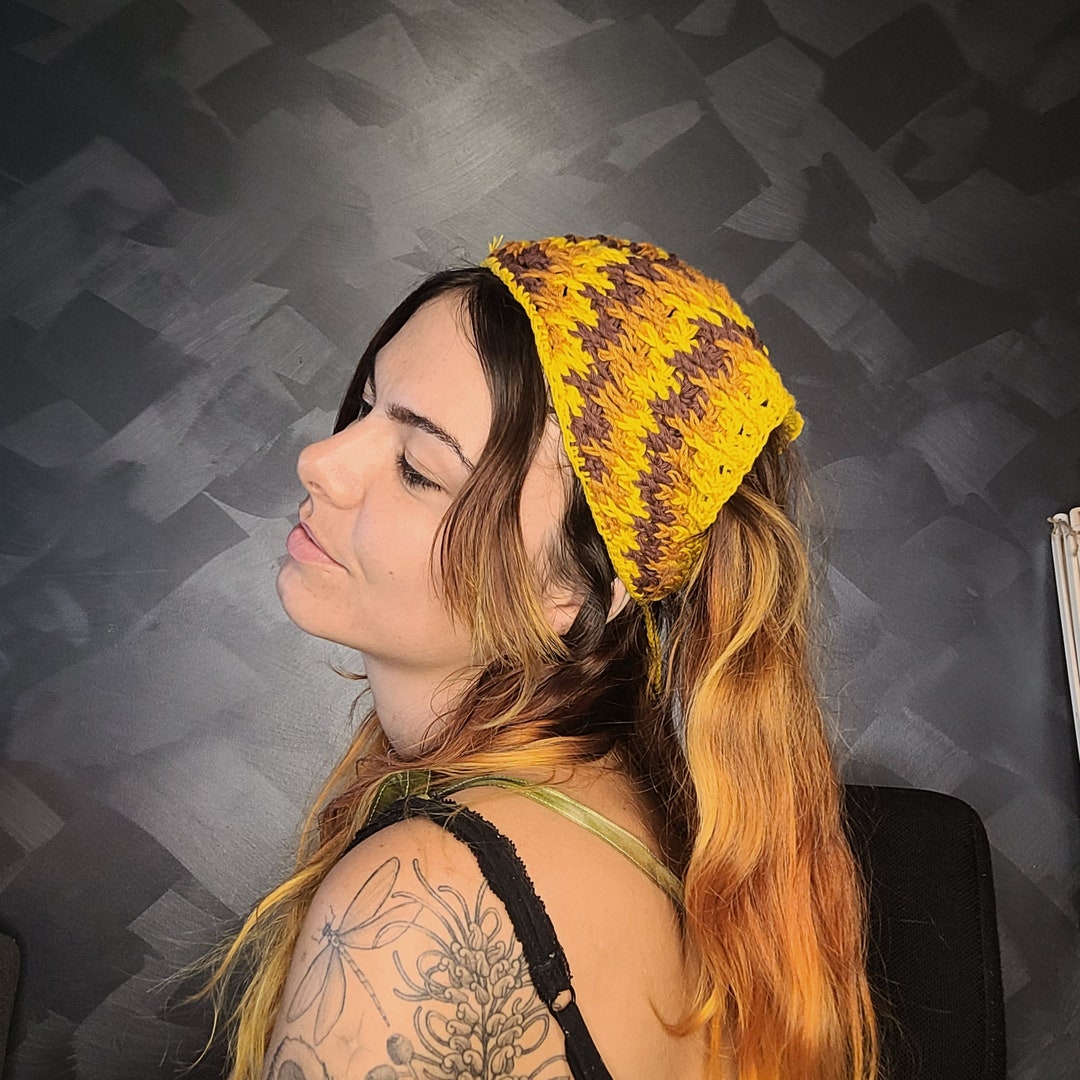 Trippy Zippy Bandana Crochet PDF Pattern - Etsy