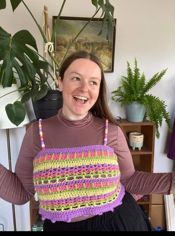Crochet Top Pattern PDF flora Multiverse Top | Etsy