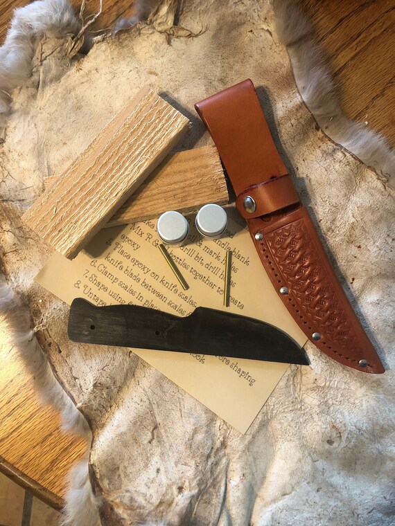 Beginner DIY Knife Kit Custom Survivalist Gift for Him | Etsy