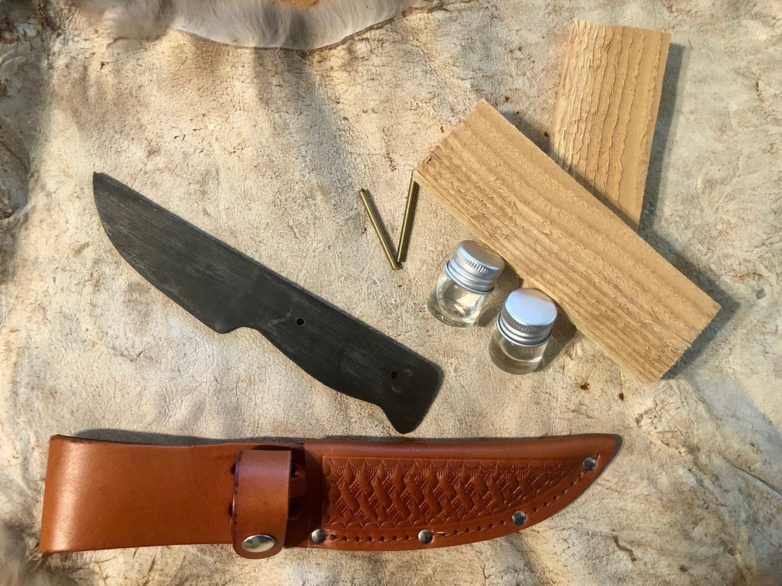 Beginner DIY Knife Kit Custom Survivalist Gift for Him - Etsy