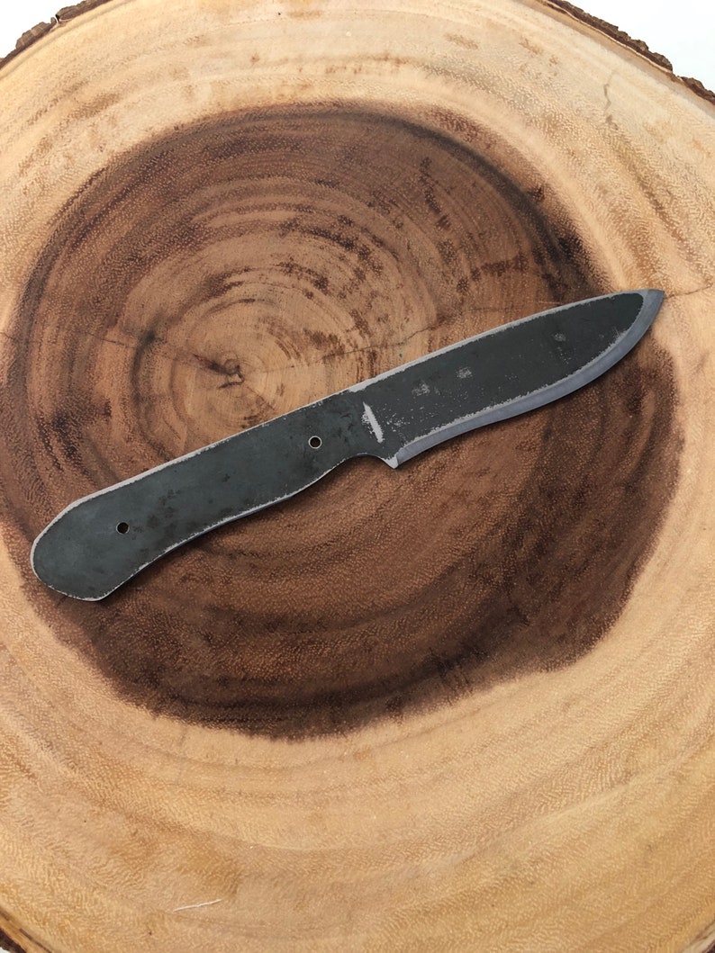 Handmade Knife Blade Blank- Model Drop Point Hunter - Etsy