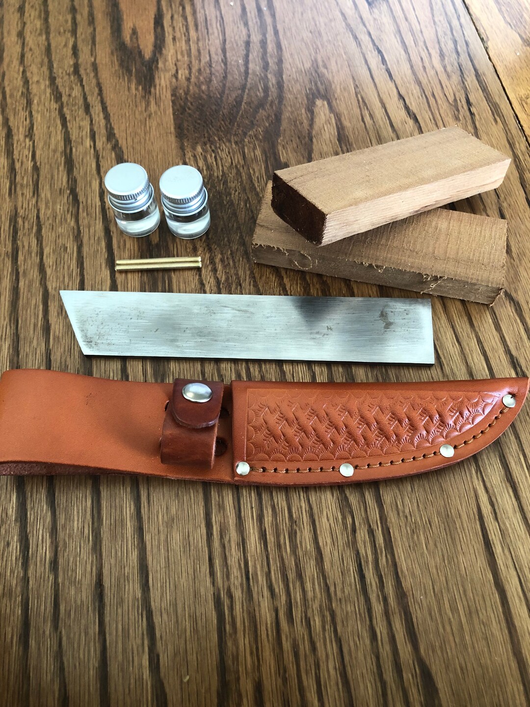 Advanced DIY Knife Kit, Custom Survivalist Gift, Blacksmith Gift, Knife ...