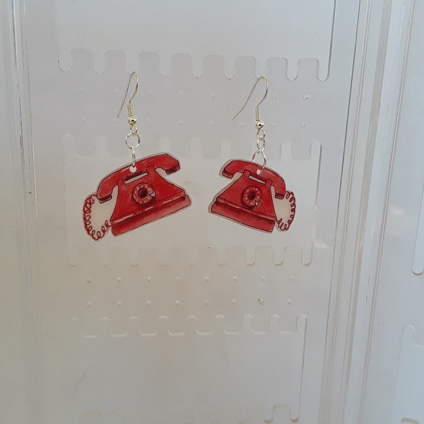 Telephone Earrings - Etsy