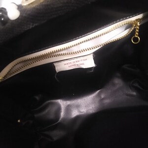 Vintage Black and White Bump Purse - Etsy