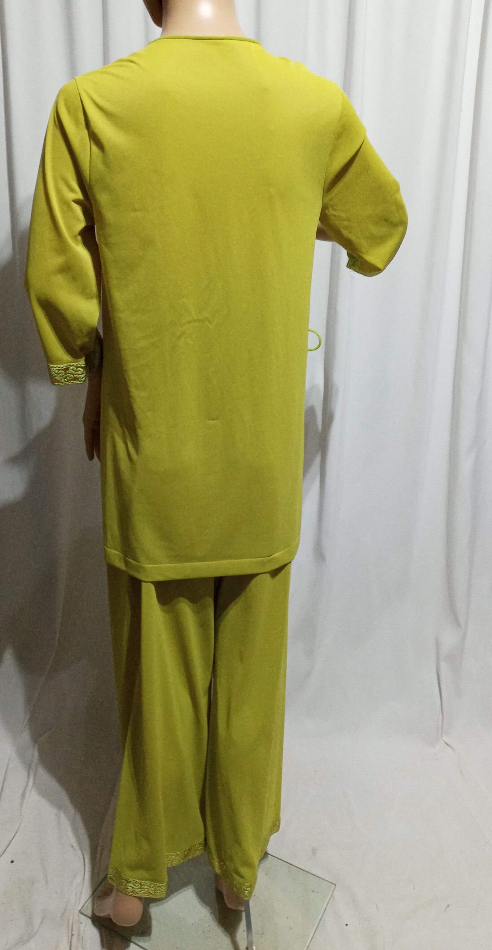 Vintage Lime Green Pajama Set - Etsy