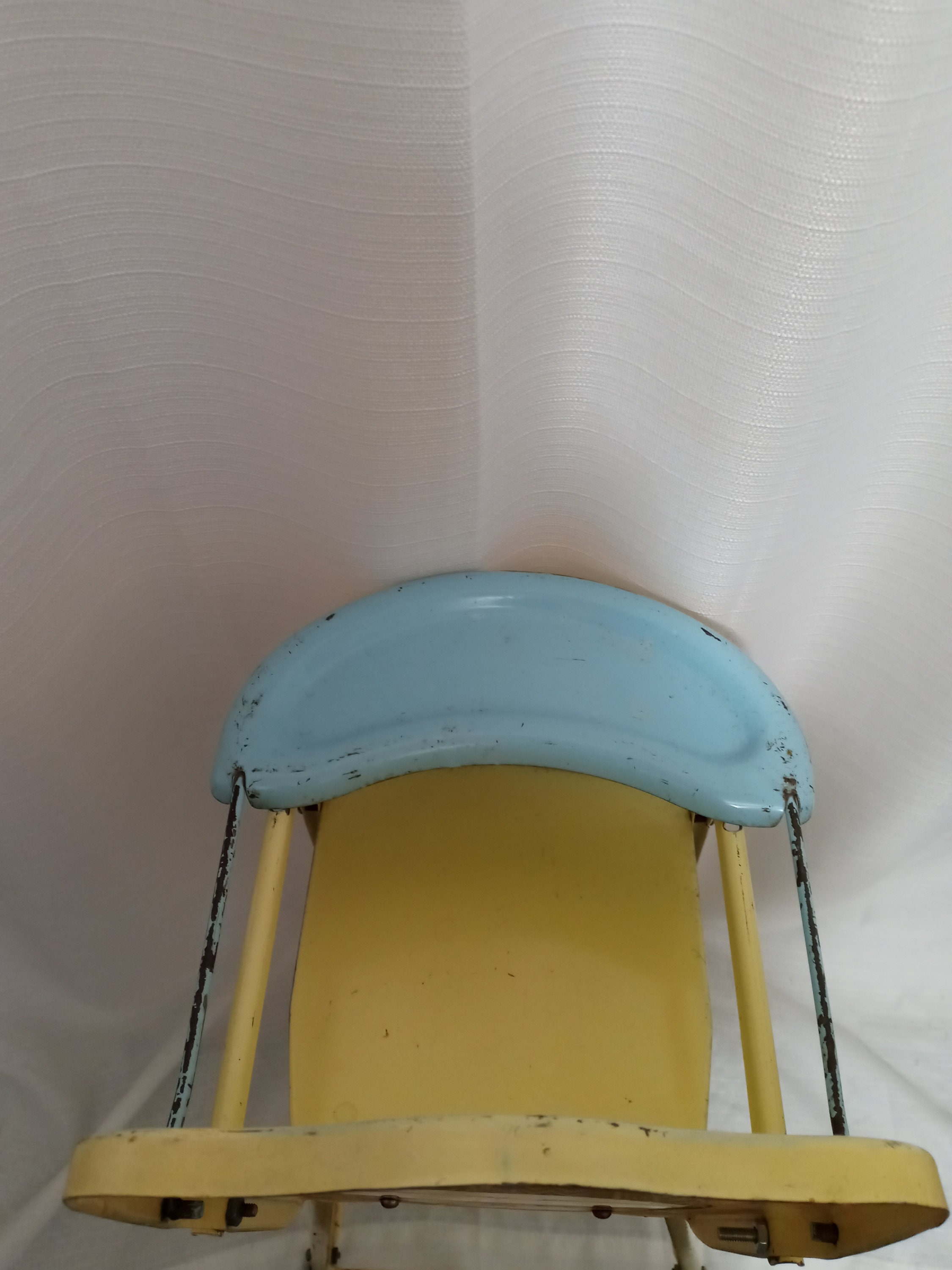 Vintage Yellow Toy Highchair - Etsy