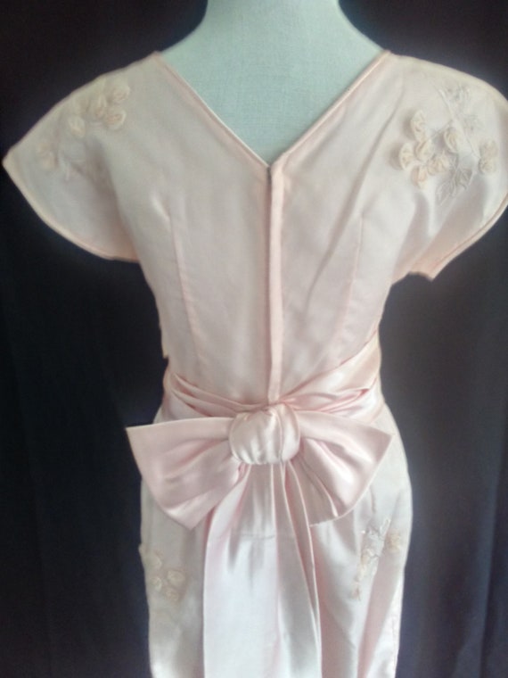 Vintage pink tea party wedding dress - Gem