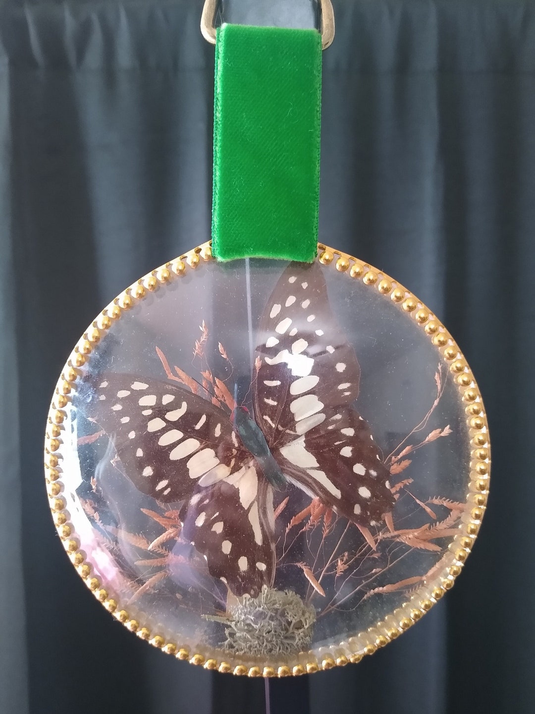 Vintage Clear Glass Butterfly Wall Decor - Etsy