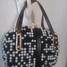 Vintage Black and White Bump Purse - Etsy
