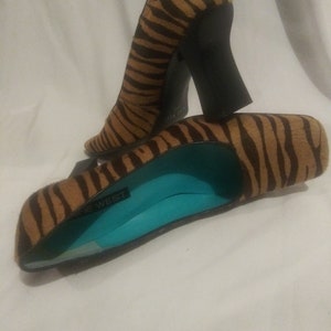 Vintage Tiger Stripe Shoes - Etsy