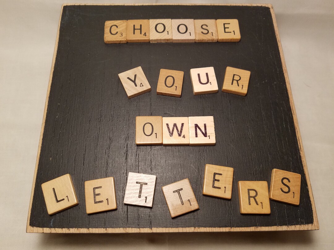 Individual Single Scrabble Letter Tiles Pick Choose Your Letters Craft ...