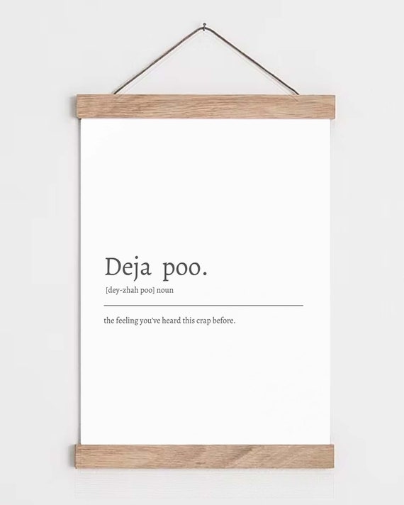 Funny Bathroom Wall Art Etsy