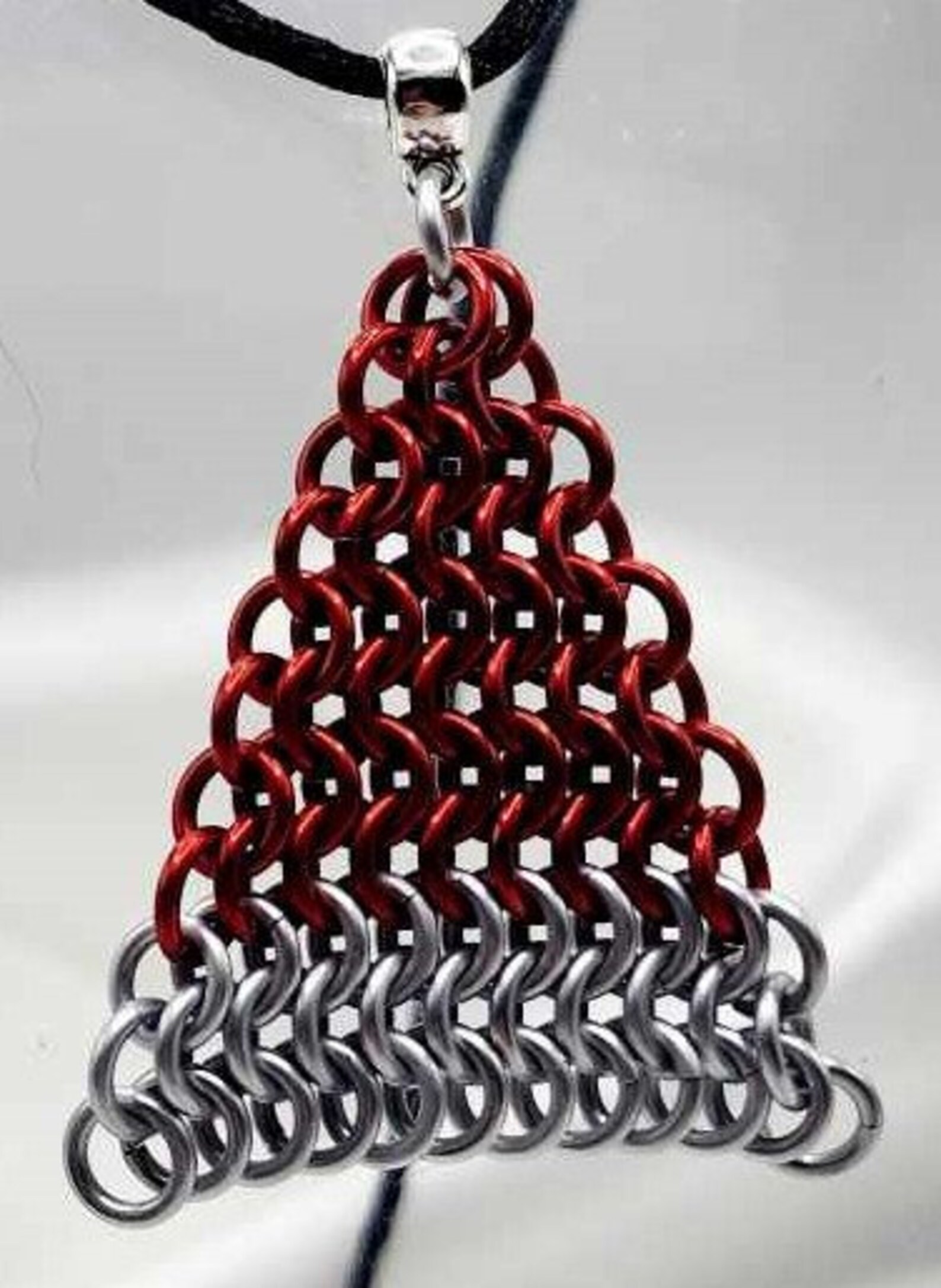 Chainmail Santa Hat Pendant in European 4 in 1. Donate to Charity - Etsy