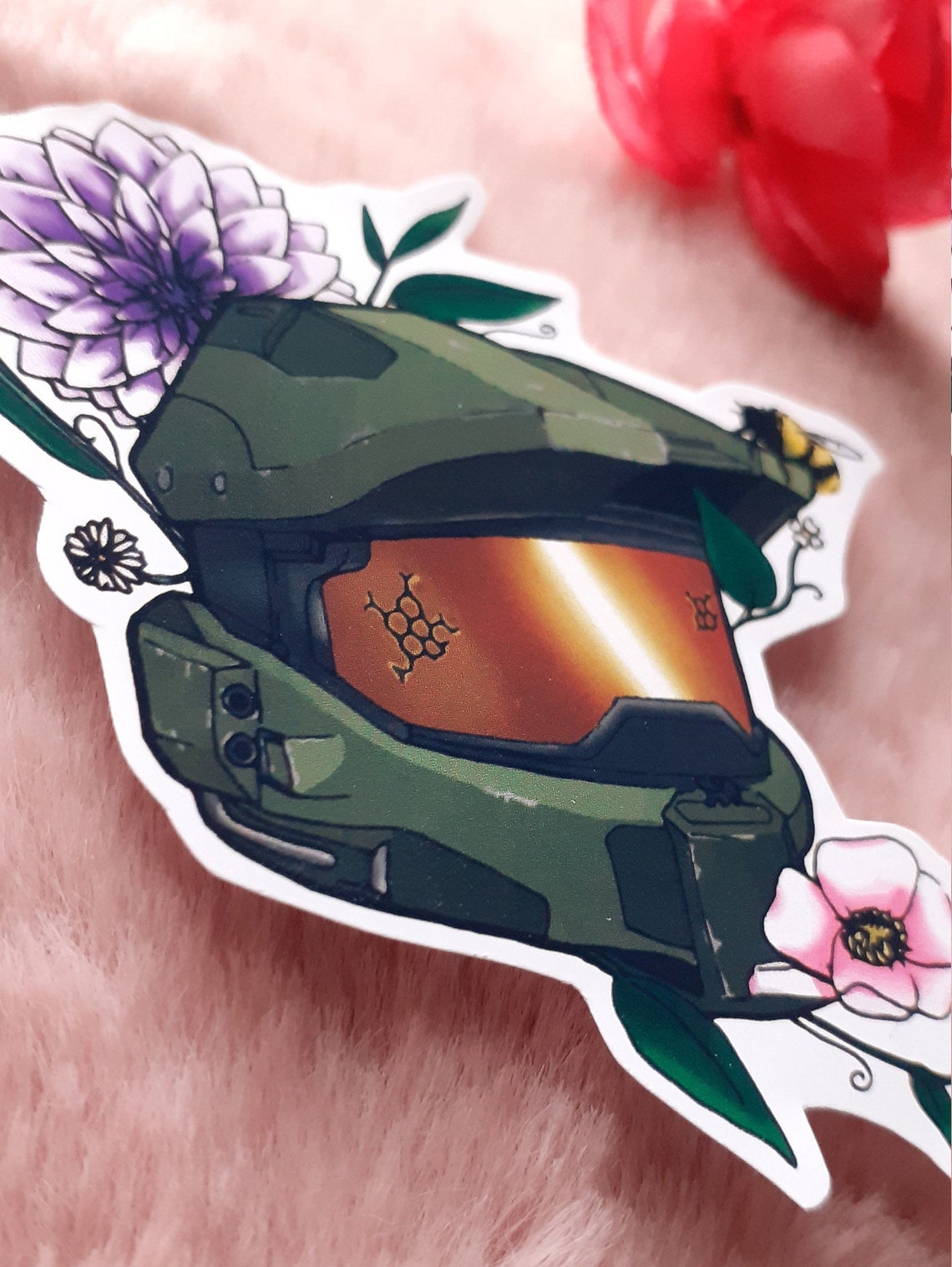 Halo Master Chief Handmade sticker series 1 video game | Etsy