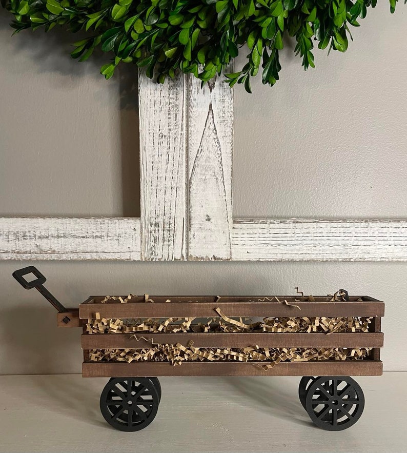 DIY Ladybug Hugs Wagon Crate Unfinished Blank Wood | Etsy