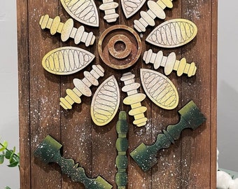 Spindle Daisy DIY Daisy Daisy Cutout Summertime MDF - Etsy