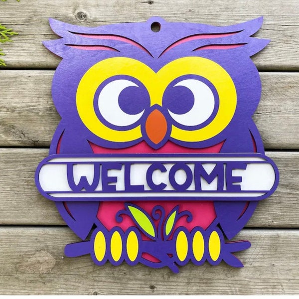 Owl Door Hanger - Etsy
