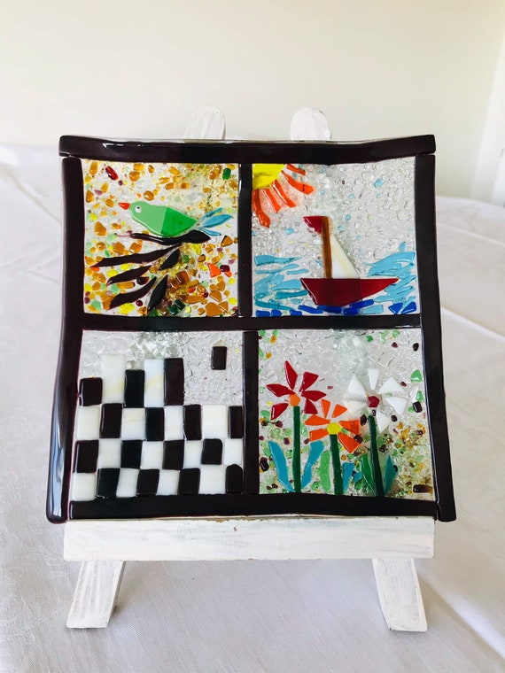 Glass Fusion Plate | Etsy