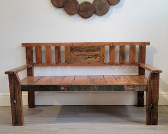 Teak Boat Bench - Etsy