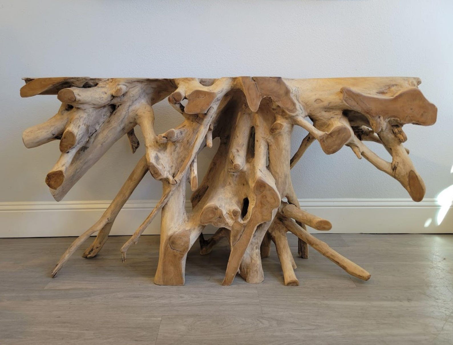 5 Ft Teak Root Console Table - Etsy