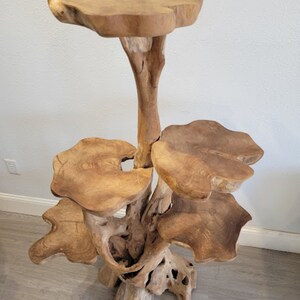 Teak Root Multi-shelf Stand - Etsy