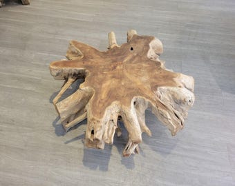 Teak Root Coffee Table Natural Finish - Etsy