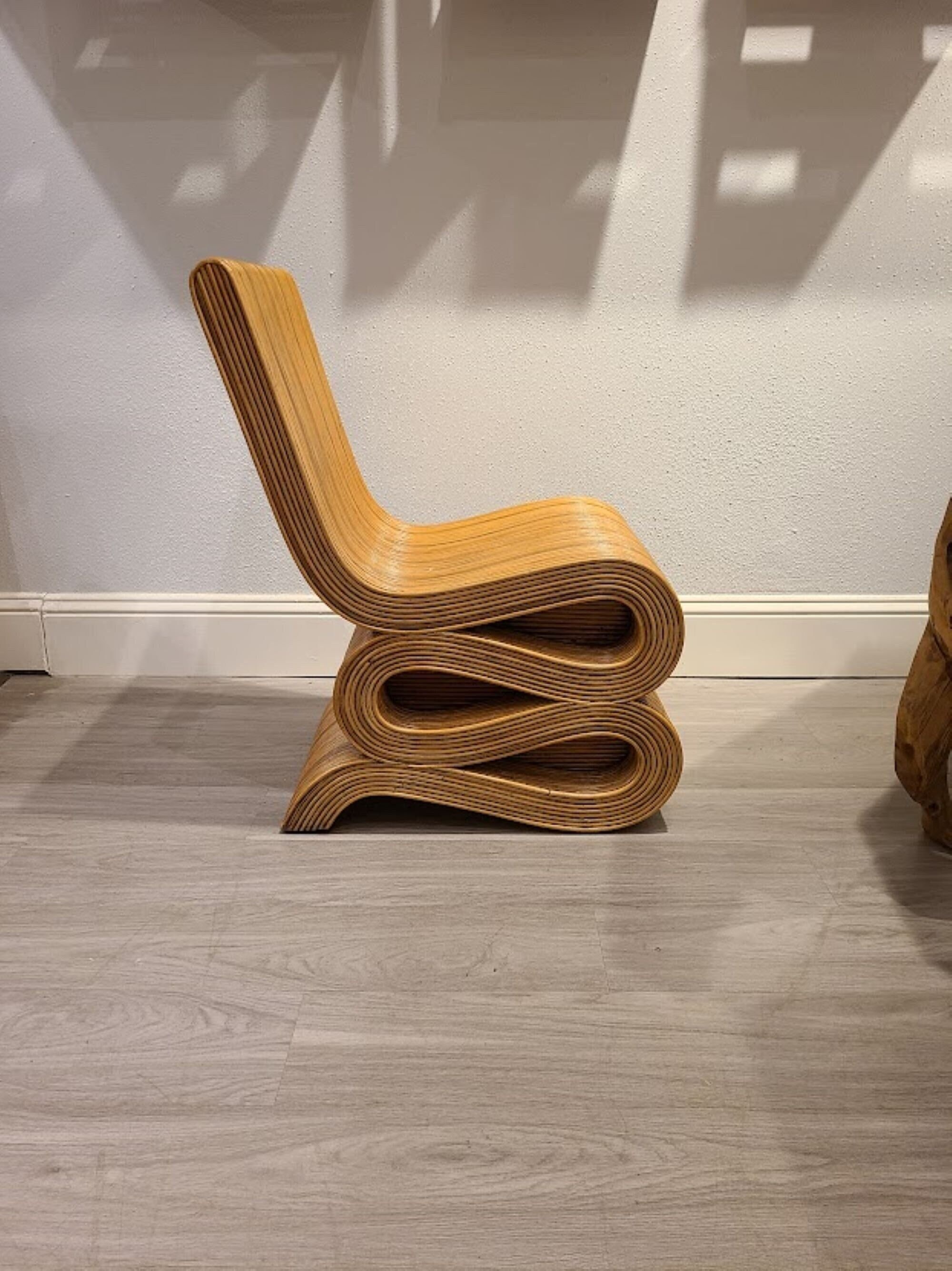 PRE-ORDER - Natural Rattan Snake Chair - Etsy