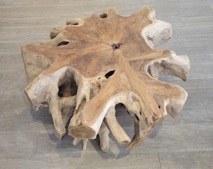 Teak Root Coffee Table - Natural Finish - Etsy