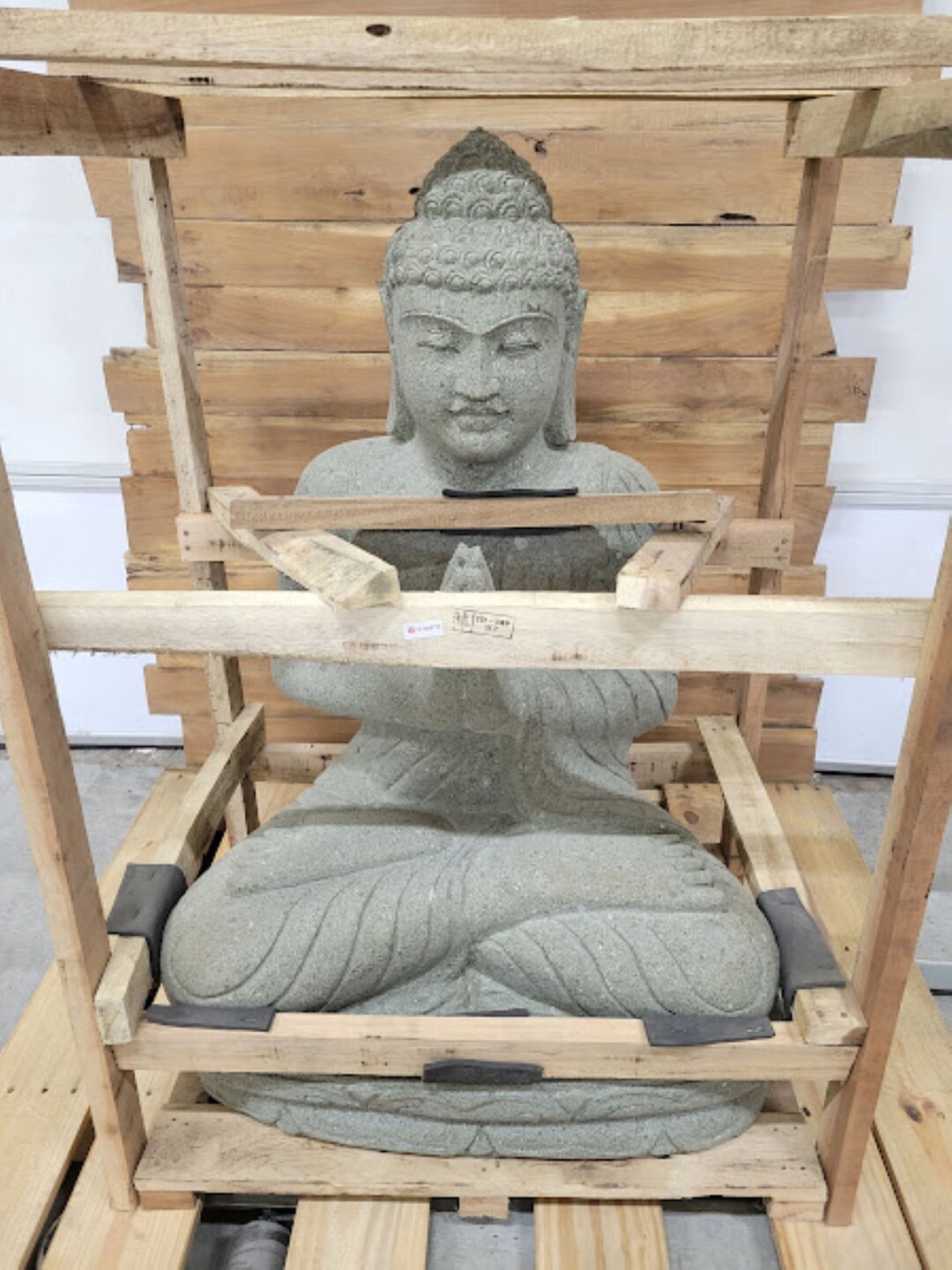 Large Hand-carved Stone Buddha - Etsy