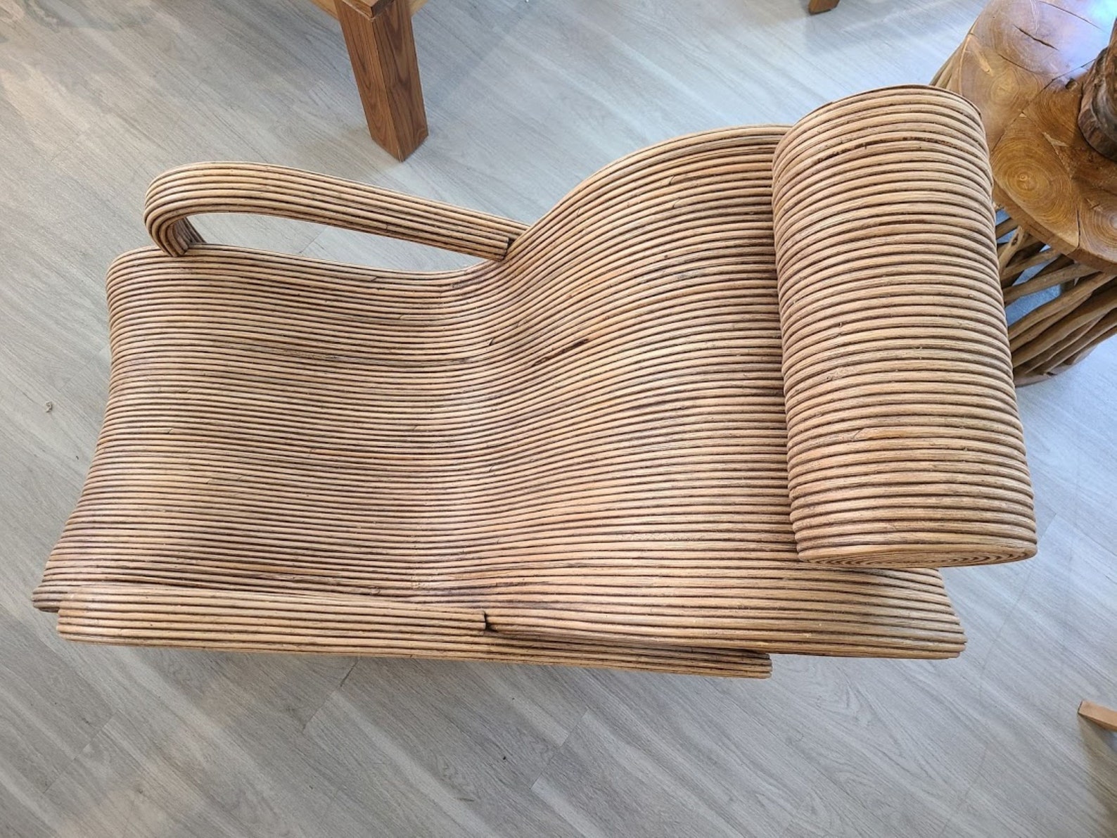 Rattan Infinity Chair with Arms | Etsy