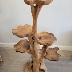 Teak Root Multi-shelf Stand - Etsy