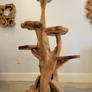 Teak Root Multi-shelf Stand - Etsy