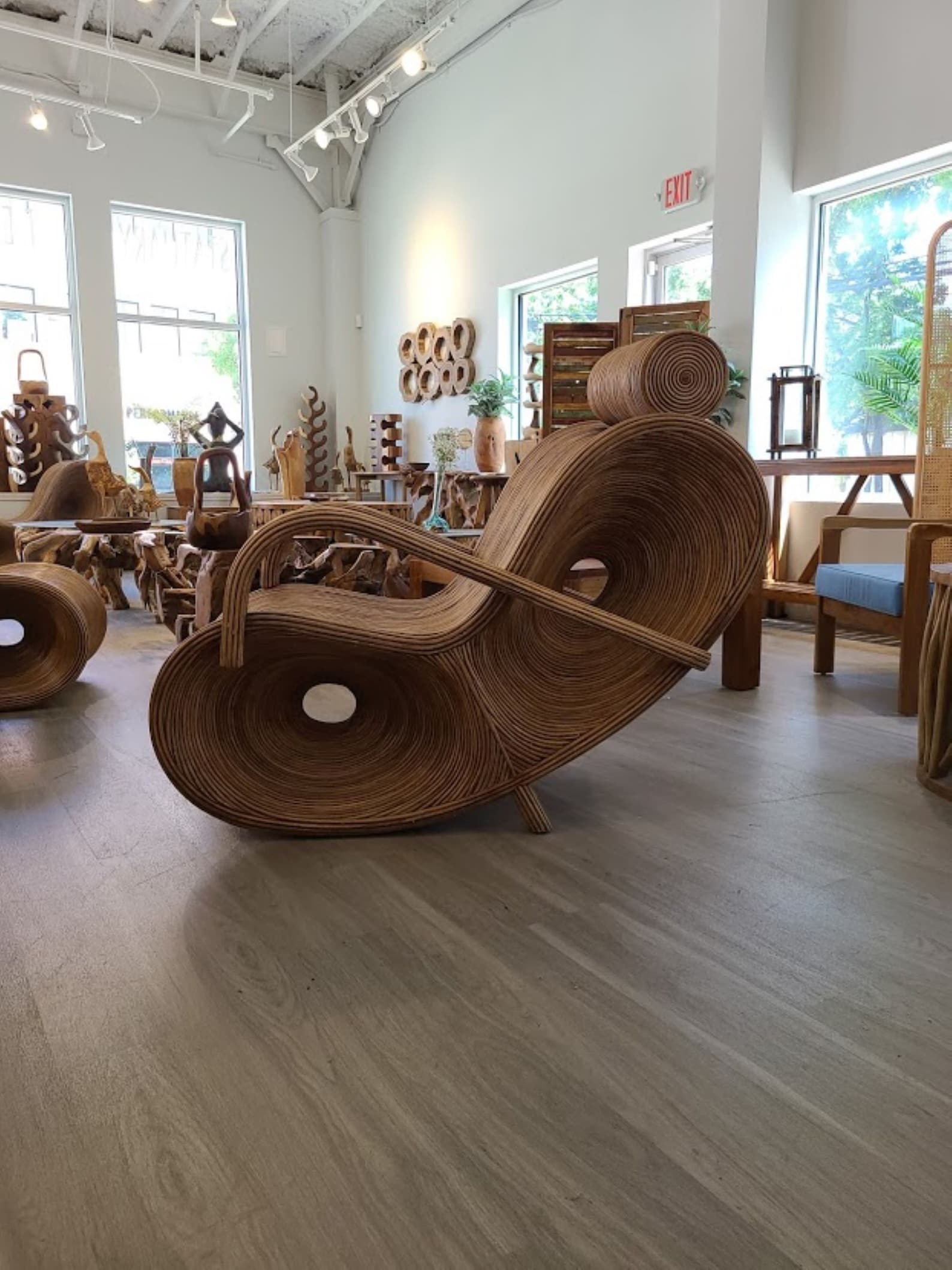 Rattan Infinity Chair With Arms - Etsy