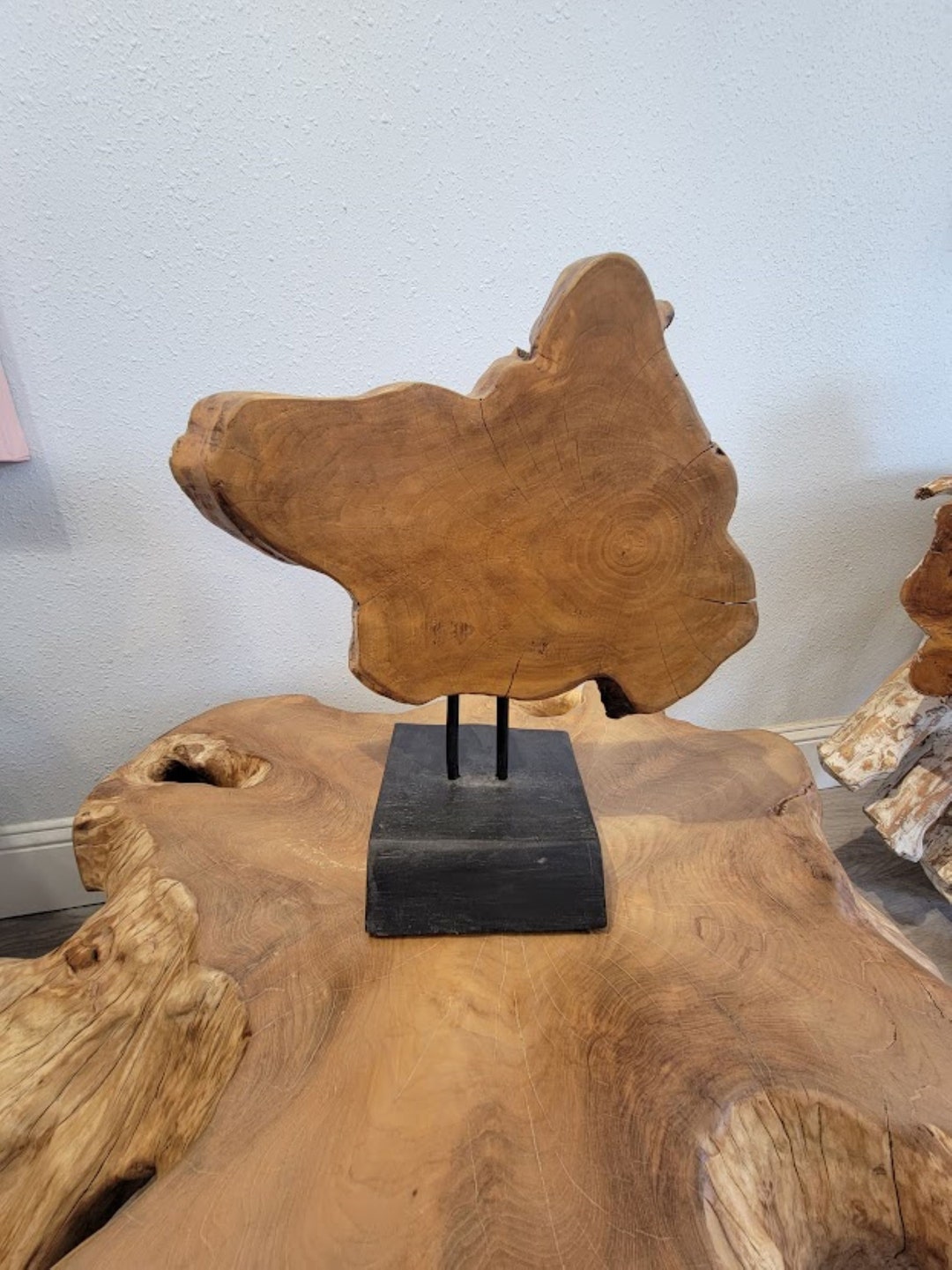 Teak Splash Table Art - Etsy