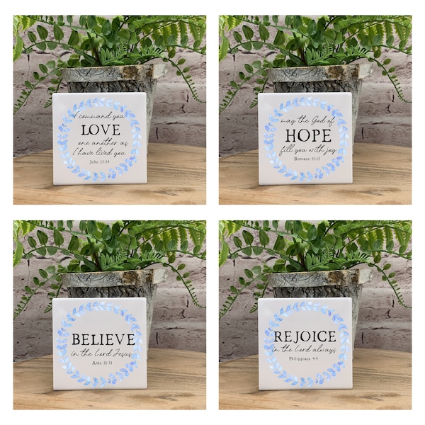 Christian Coasters - Etsy