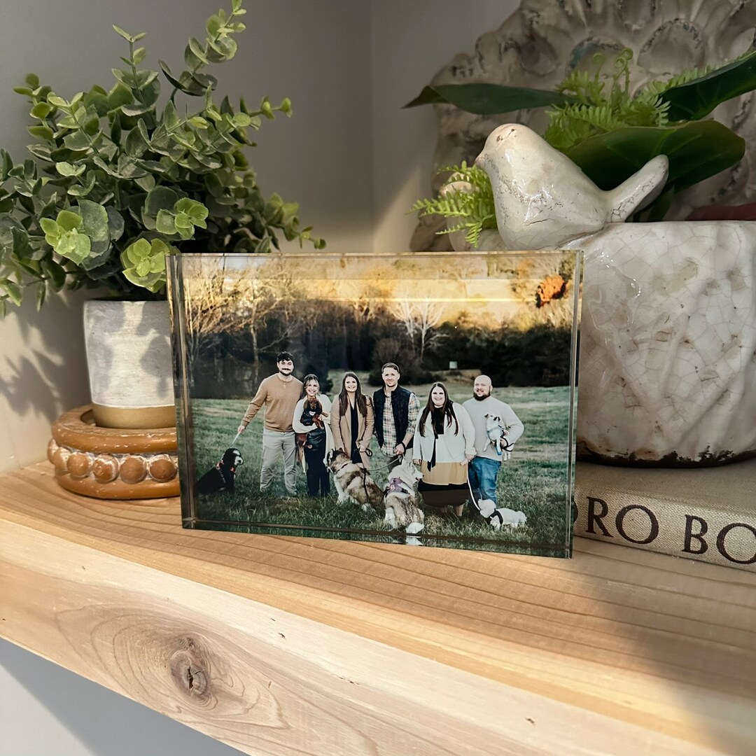 Custom Glass Block Photo Gift - Personalized Home Decor and Keepsake - Etsy