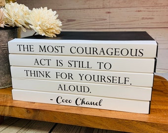 Chanel Book Stack - Etsy